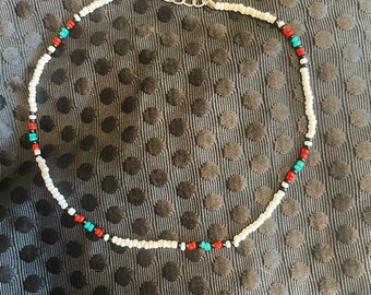 Beaded Aztec Necklace - Etsy