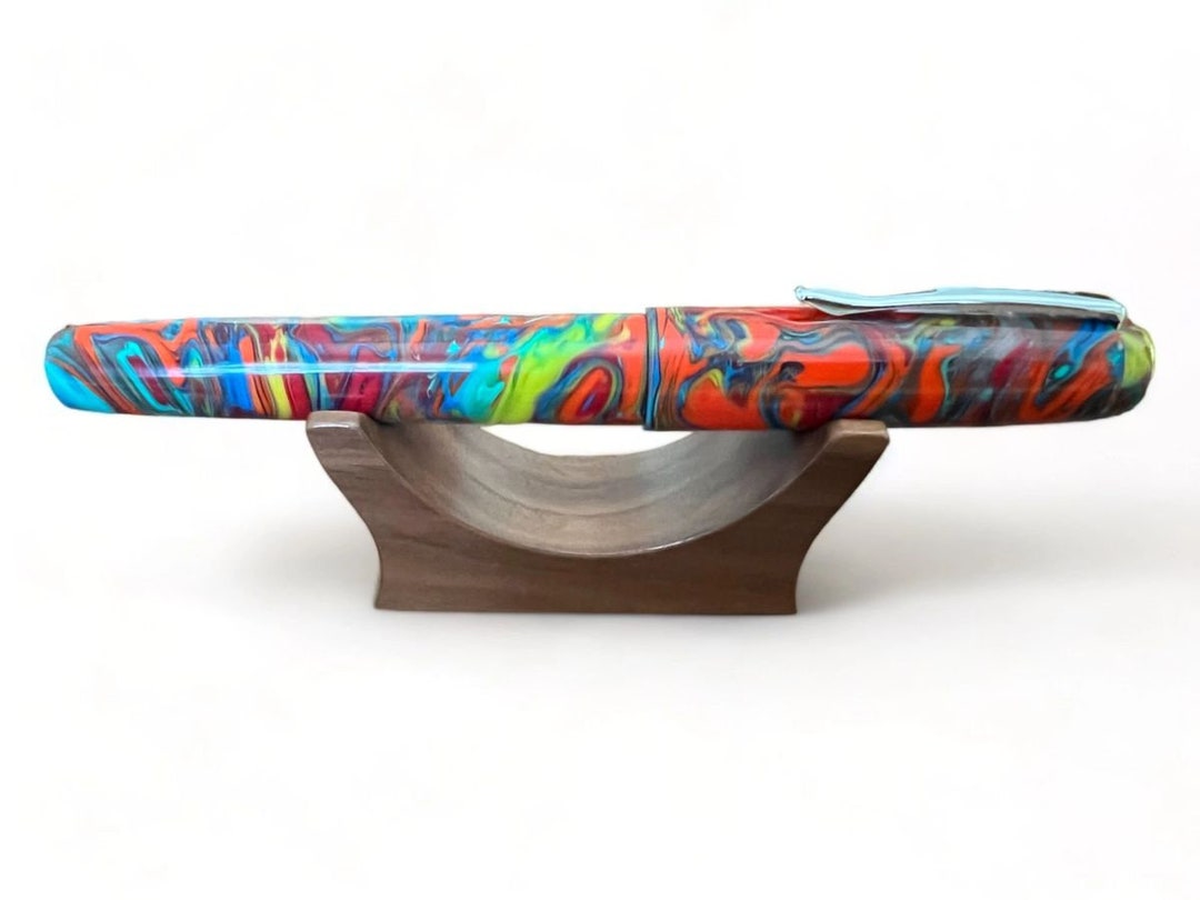 Crazy Color Crestline Model Handmade Artisan Fountain Pen - Etsy