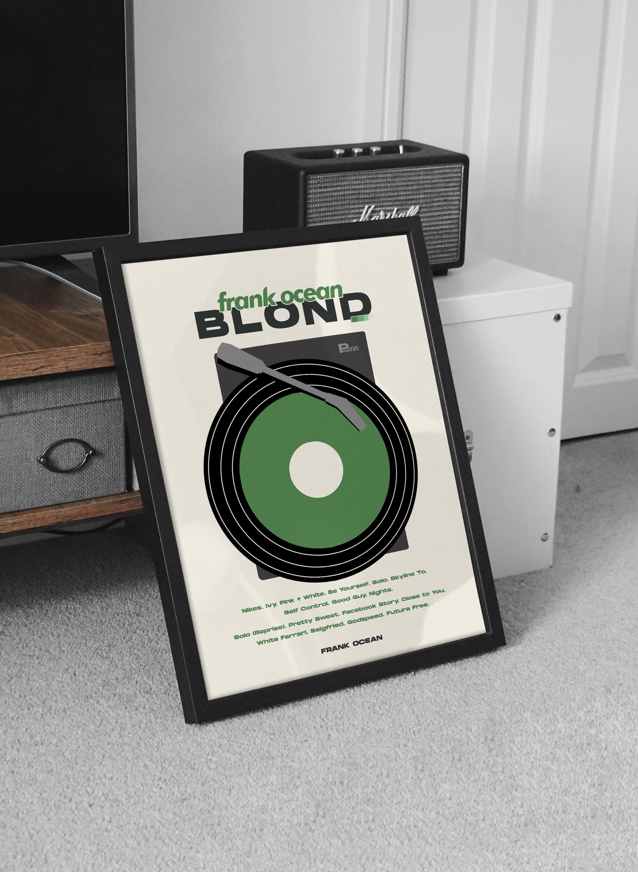 Blond Frank Ocean Vinyl Album Poster sold by Daisy | SKU 254621 ...