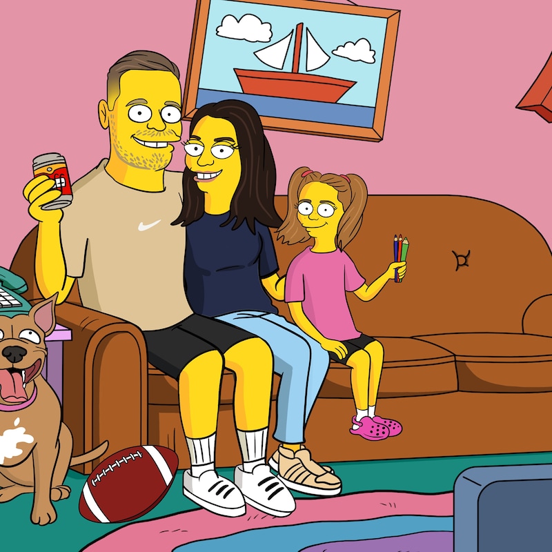 Simpsons Portrait - Etsy