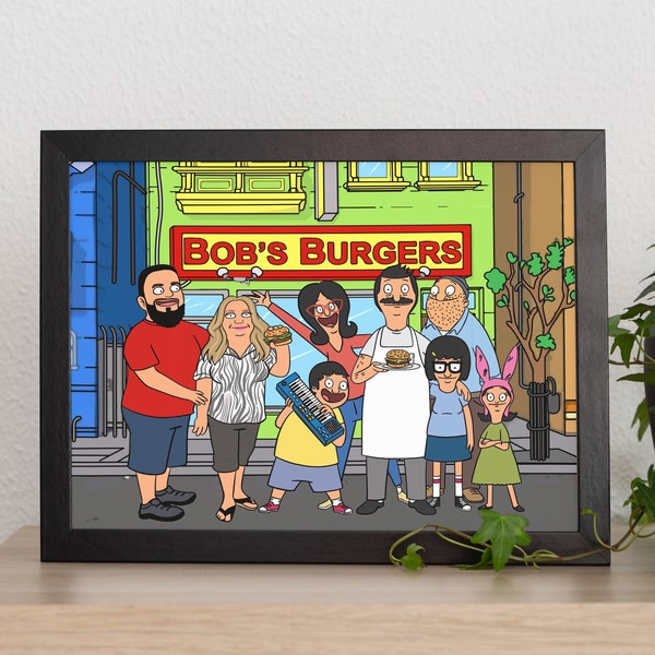 Custom Bobs Burgers Portrait - Etsy