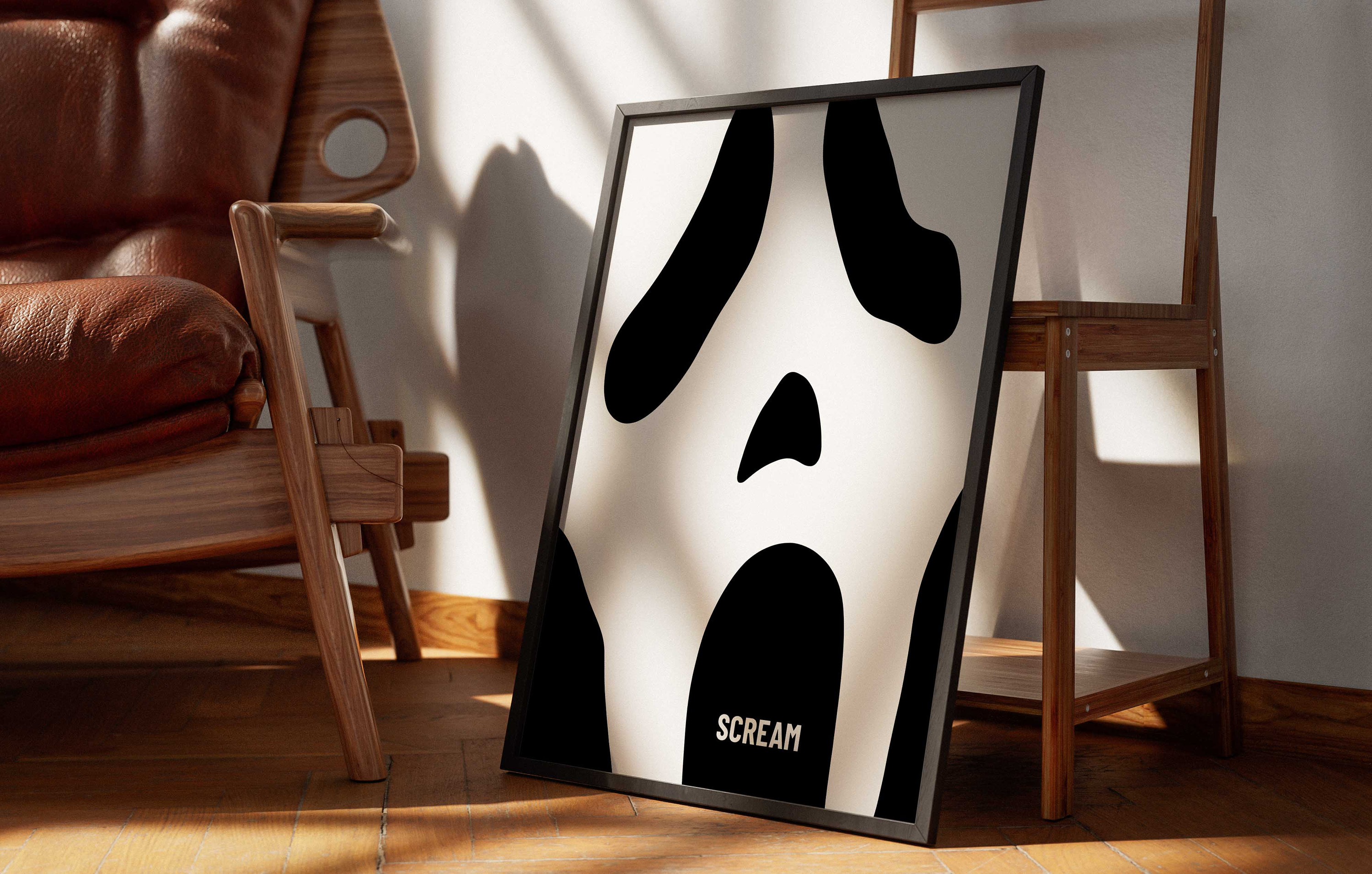 Scream Poster Minimalist Scream Movie Poster sold by Discount Birdie ...