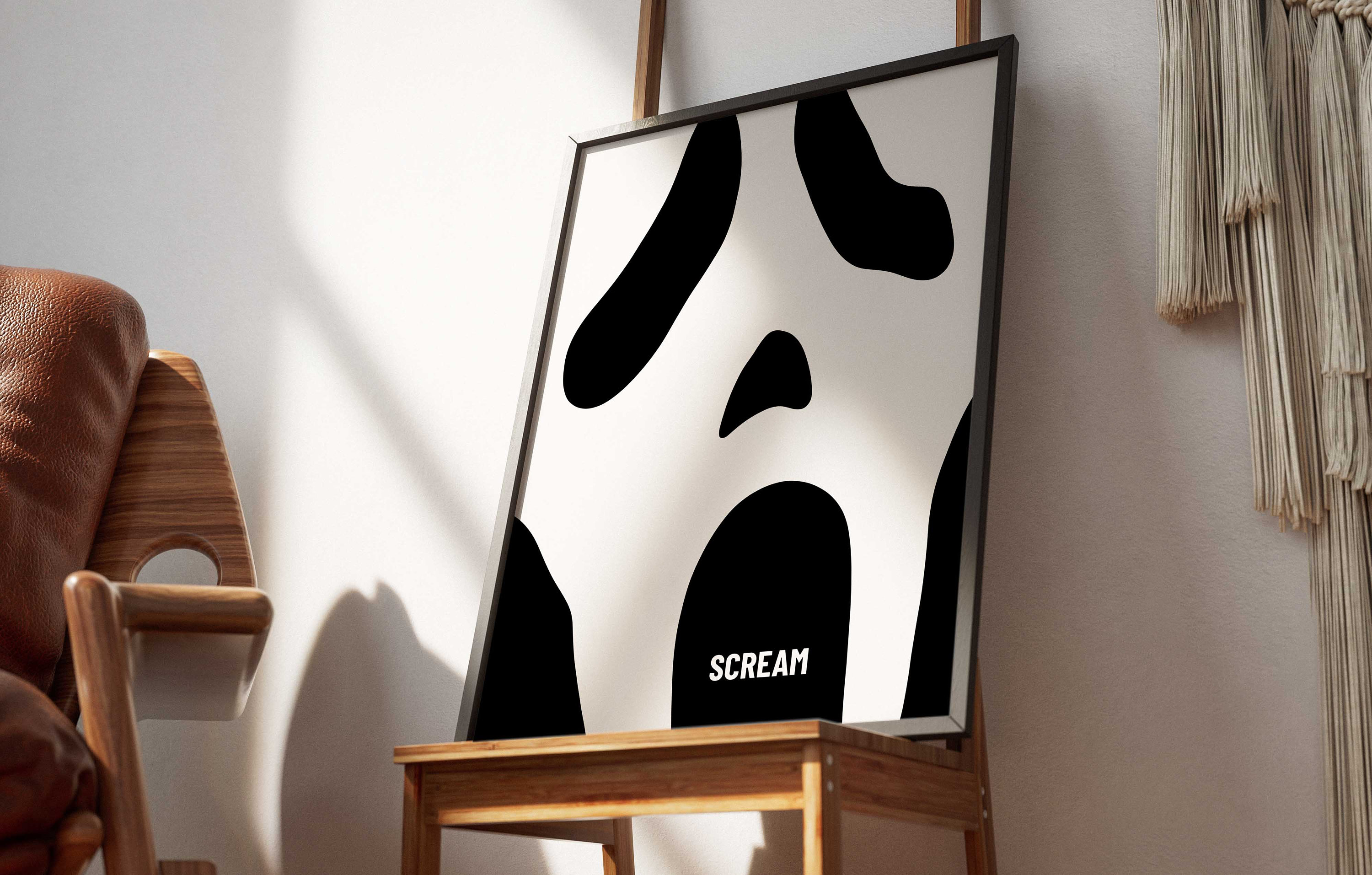 Scream Poster Minimalist Scream Movie Poster sold by Discount Birdie ...