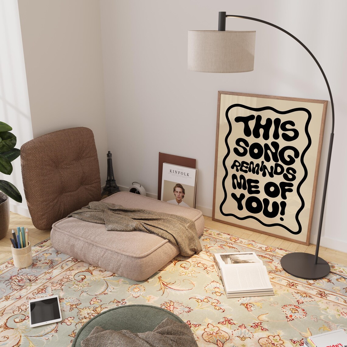 Song Poster Printable Song Illustration Gift Idea Modern Art Lover ...