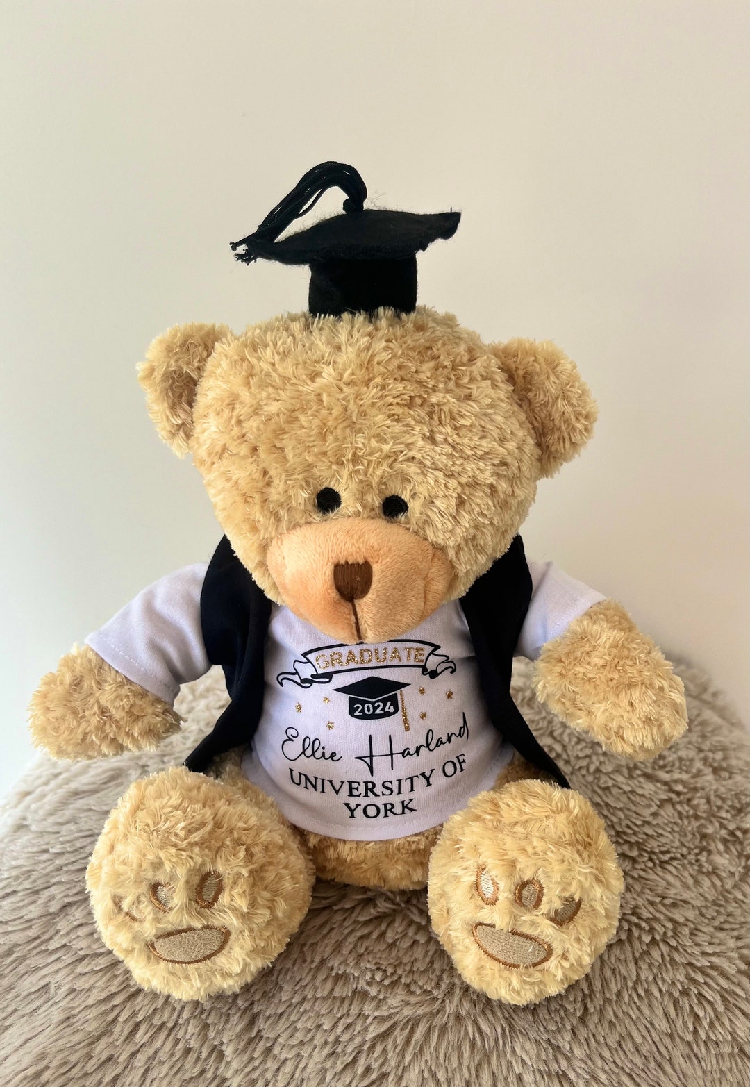 Personalised Graduation Bear, Graduate Keepsake Teddy Bear, Soft Plush ...