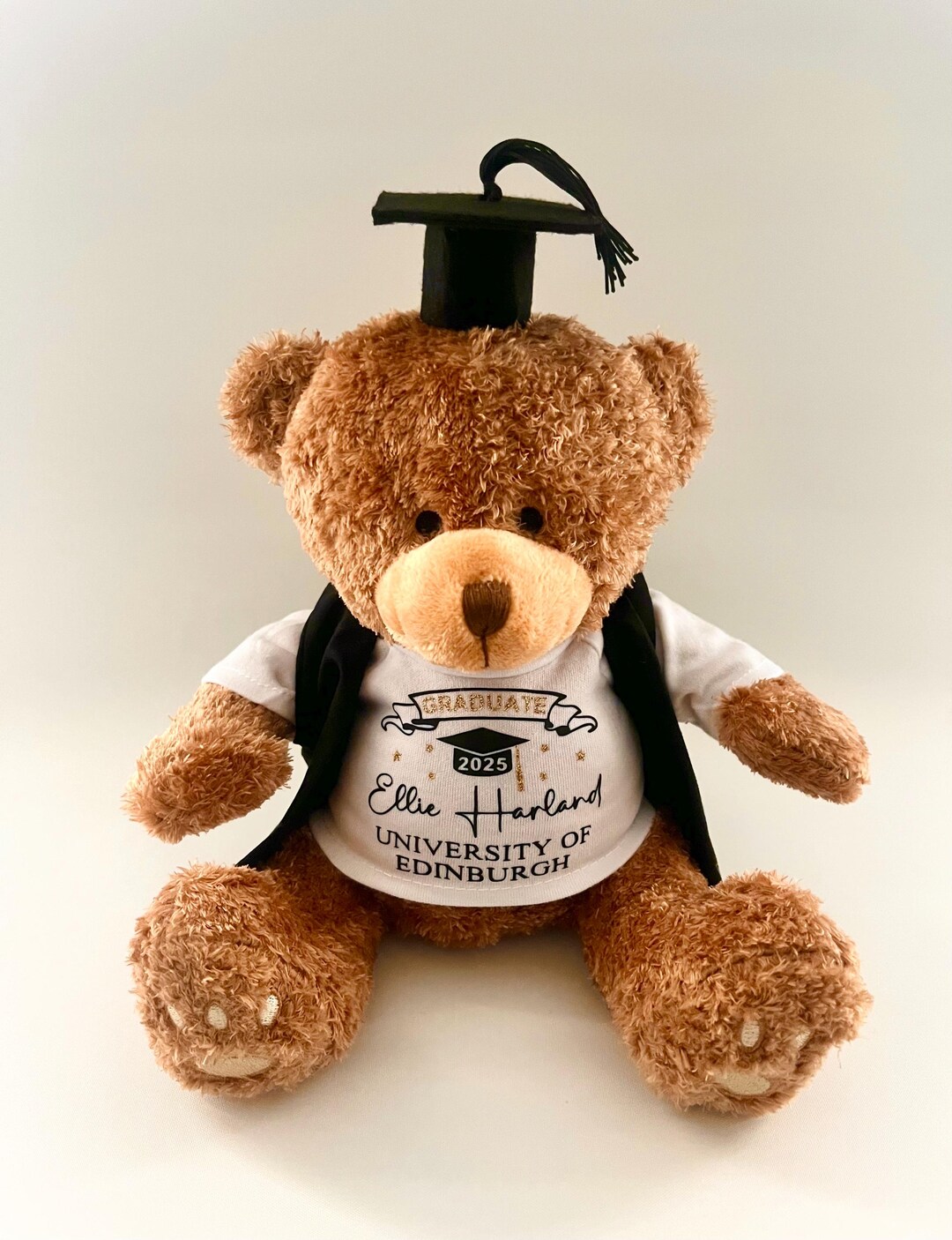Personalised Graduation Bear, Graduate Keepsake Teddy Bear, Soft Plush ...