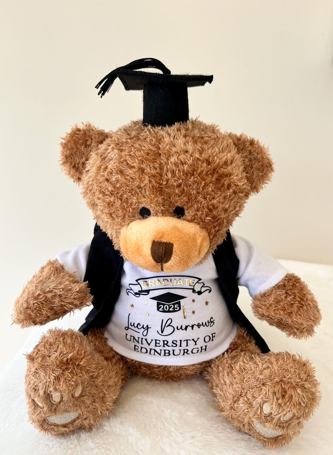 Personalised Graduation Bear, Graduate Keepsake Teddy Bear, Soft Plush ...