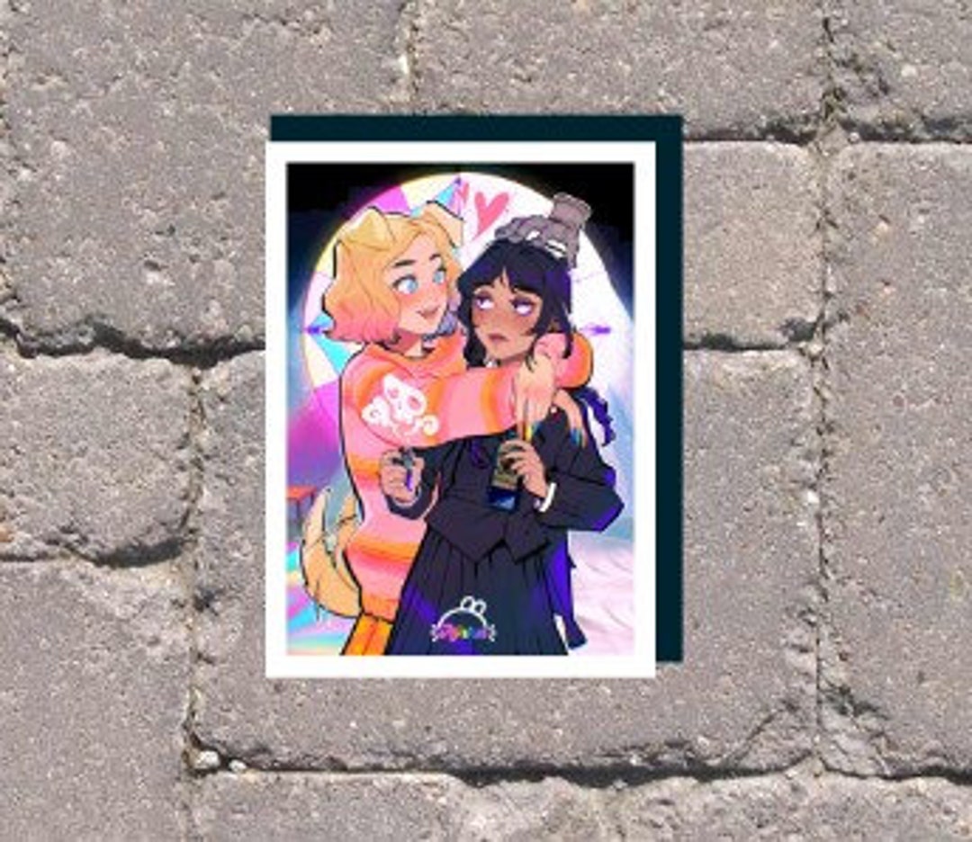 Friends Forever, Wednesday Inspired, Waterproof Vinyl Sticker, 3" High ...