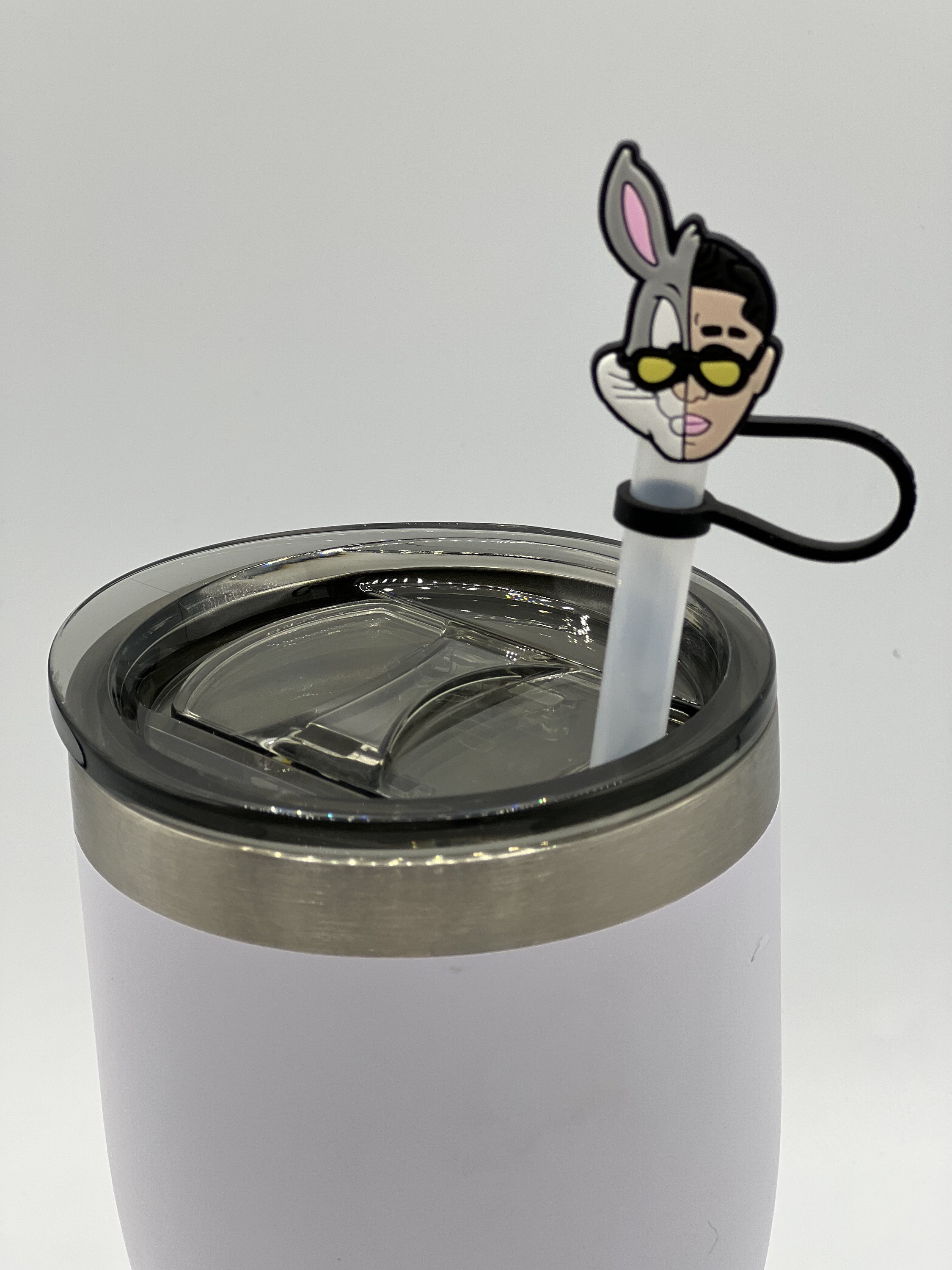 Straw Covers, Straw Buddies, Straw Charms, Bad Bunny Straw Topper - Etsy