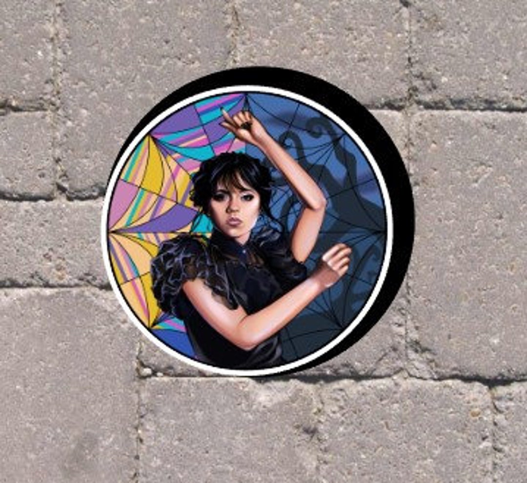 Merlina Inspired, Waterproof Vinyl Sticker, 3" High - Etsy