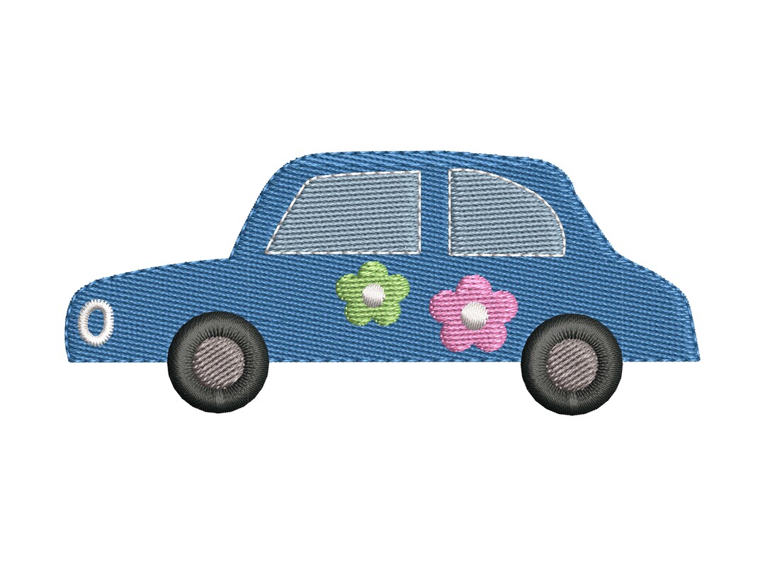 Car Machine Embroidery Design, Instant Download Embroidery File, Modern ...