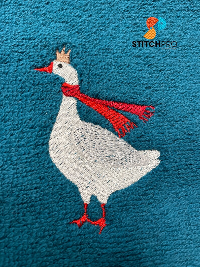 Goose Machine Embroidery Design, Stitch File Instant Download - Etsy