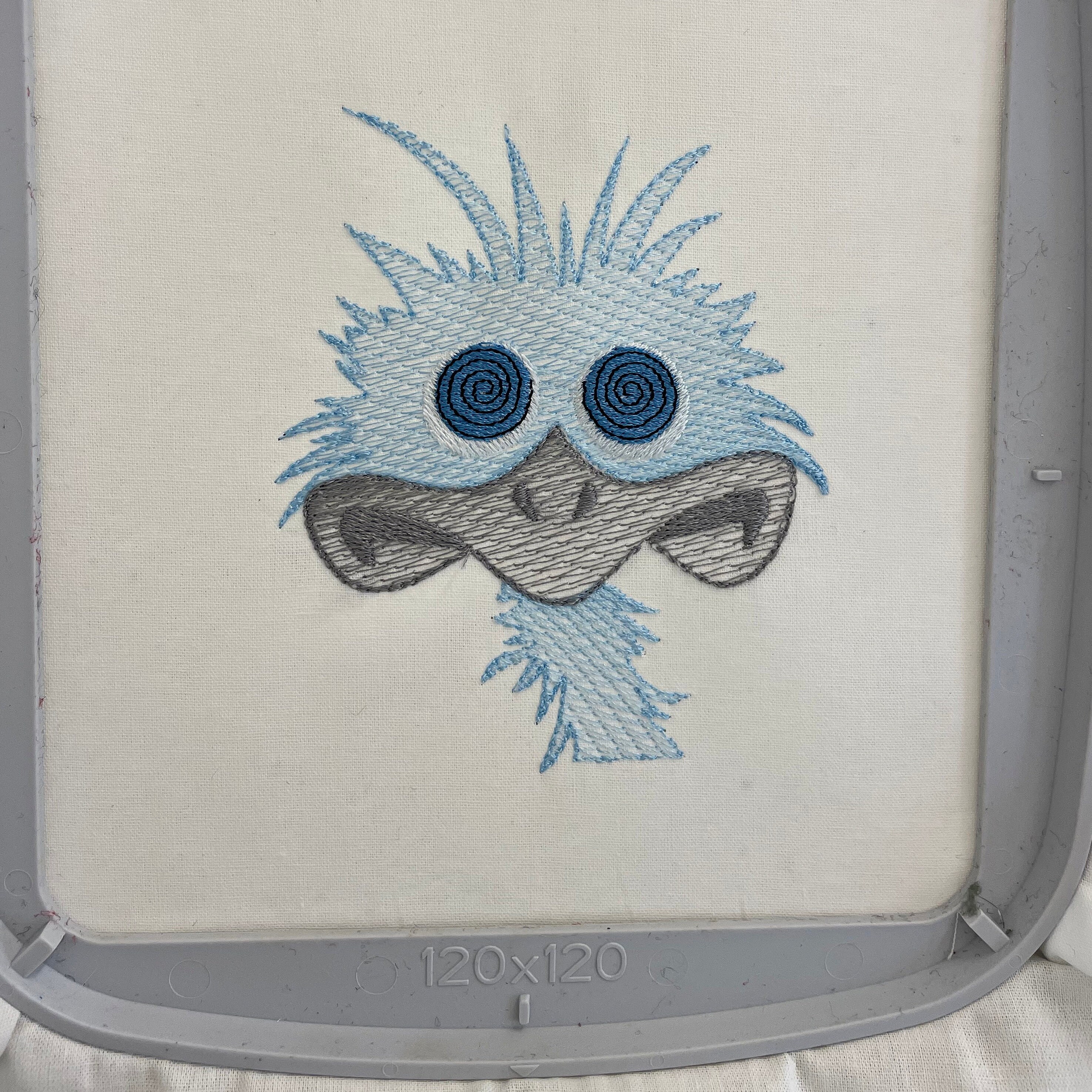 Ostrich Machine Embroidery Design, Sketch Embroidery File - Etsy