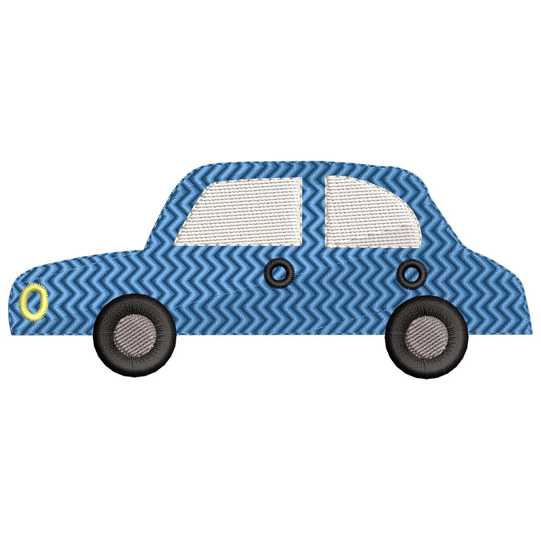 Car Embroidery Design File - Etsy