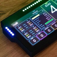 SSG Dashboard Display DV-5 for Sim Racing Rig | Full Aluminum Enclosure ...