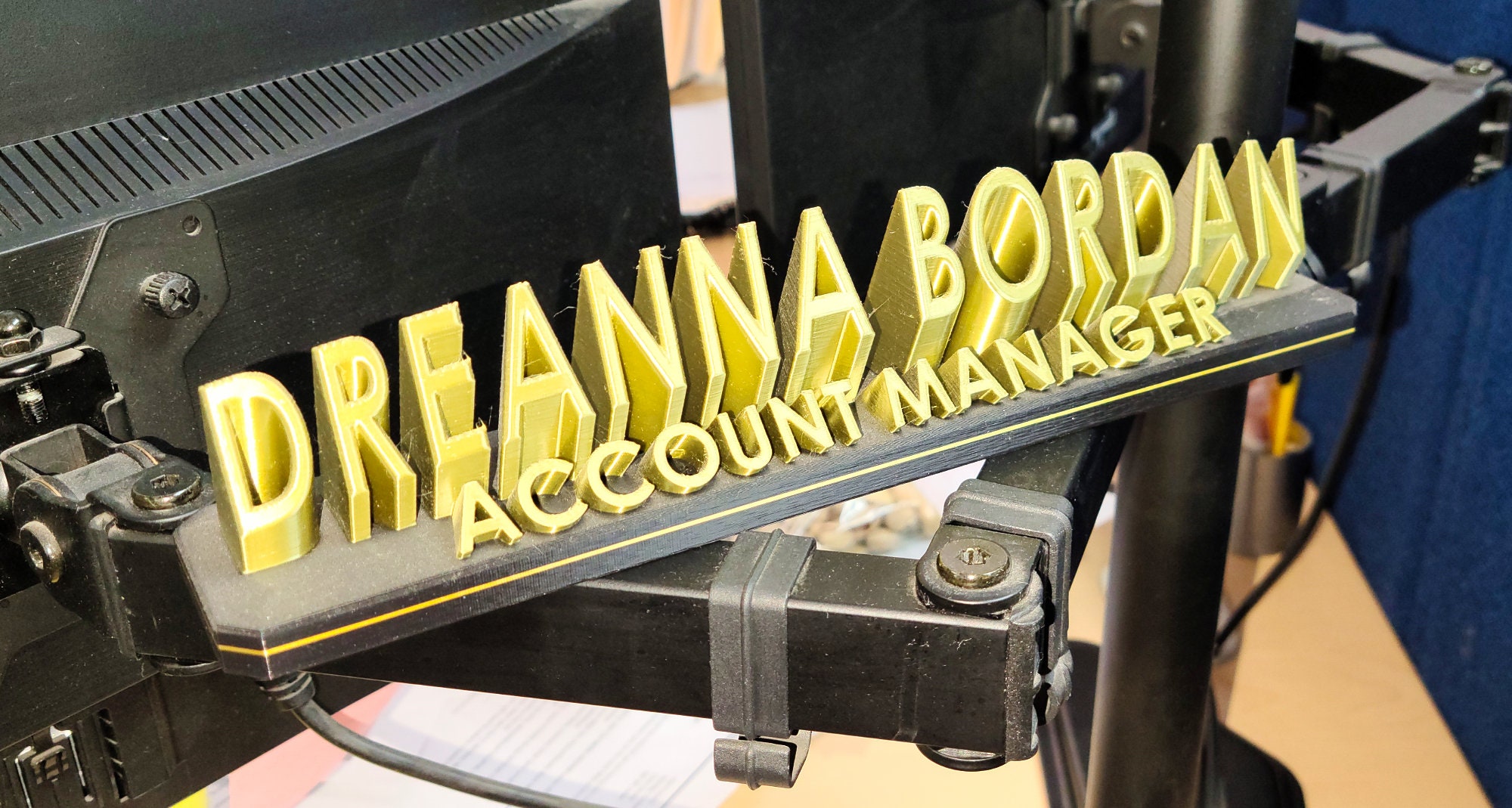 Desktop Nameplate - Etsy