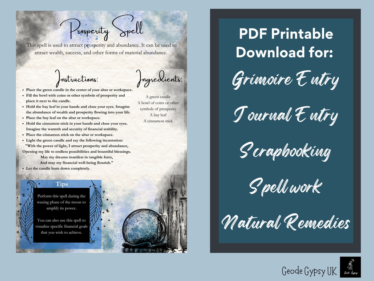 The Spell Book Printable PDF Download Grimoire Pages Spell - Etsy UK