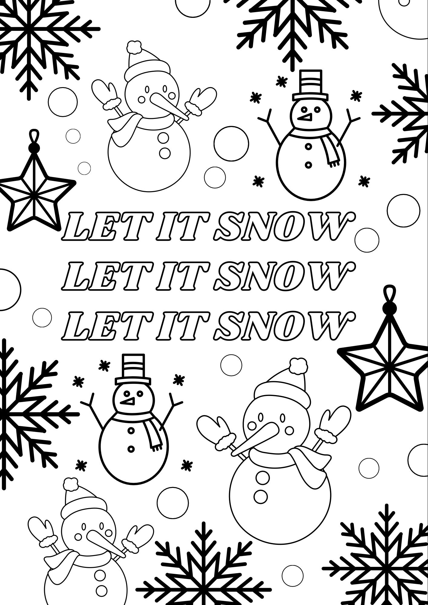 Printable Christmas Colouring Pages Etsy Printable Christmas Colouring Pages Etsy