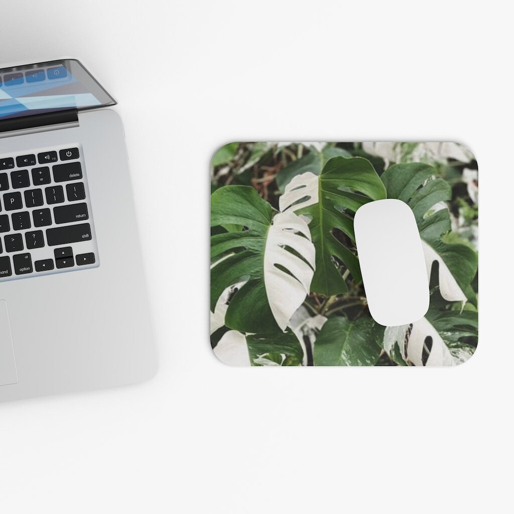 Gorgeous Monstera Albo Mouse Pad Home Work Home Office MOUSEPAD - Etsy