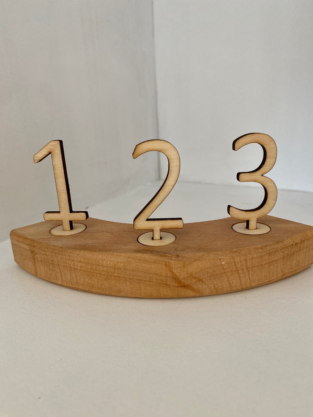 Number Plugs, Birthday Ring Numbers, Birthday Numbers - Etsy