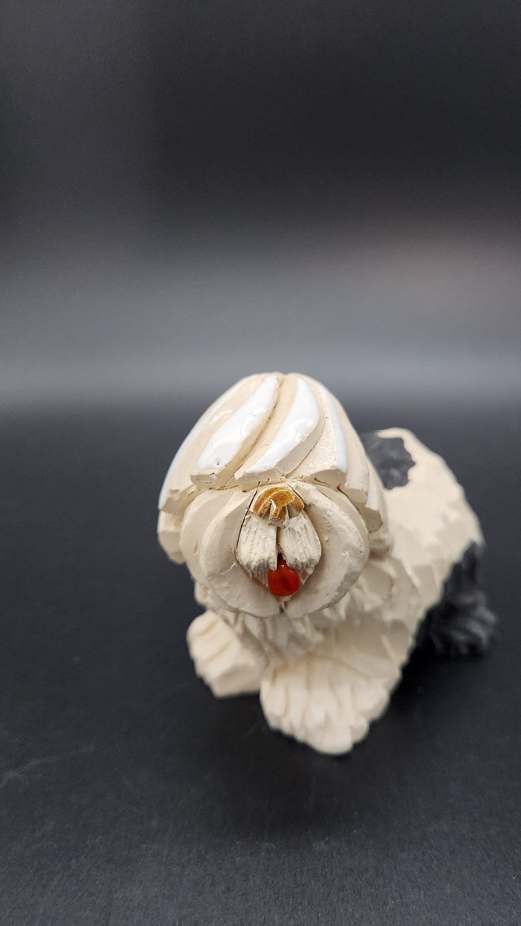 Vintage Artesania Rinconada Shaggy Sheep Dog - Etsy