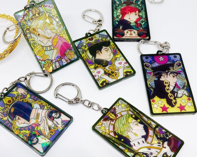 Jjba Keychains !! - Etsy
