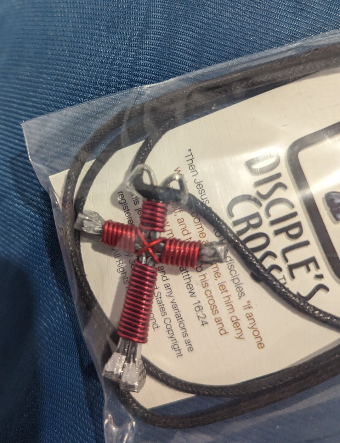 Disciple's Cross Adjustable Necklace Various Colors - Etsy