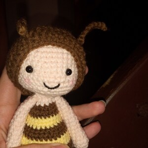 Amigurumi Bee Doll/bee Plush/ Made to Order/ Any Colors - Etsy