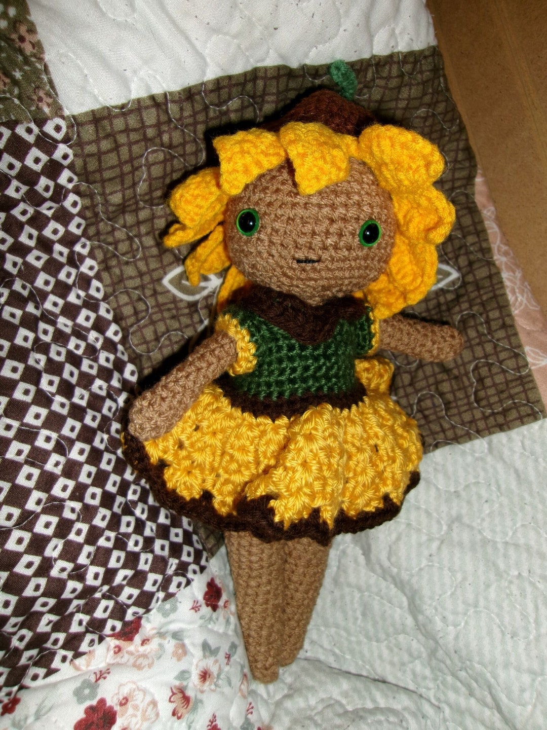 Sunflower Sprite Doll Flower Sprite Handmade Toy - Etsy
