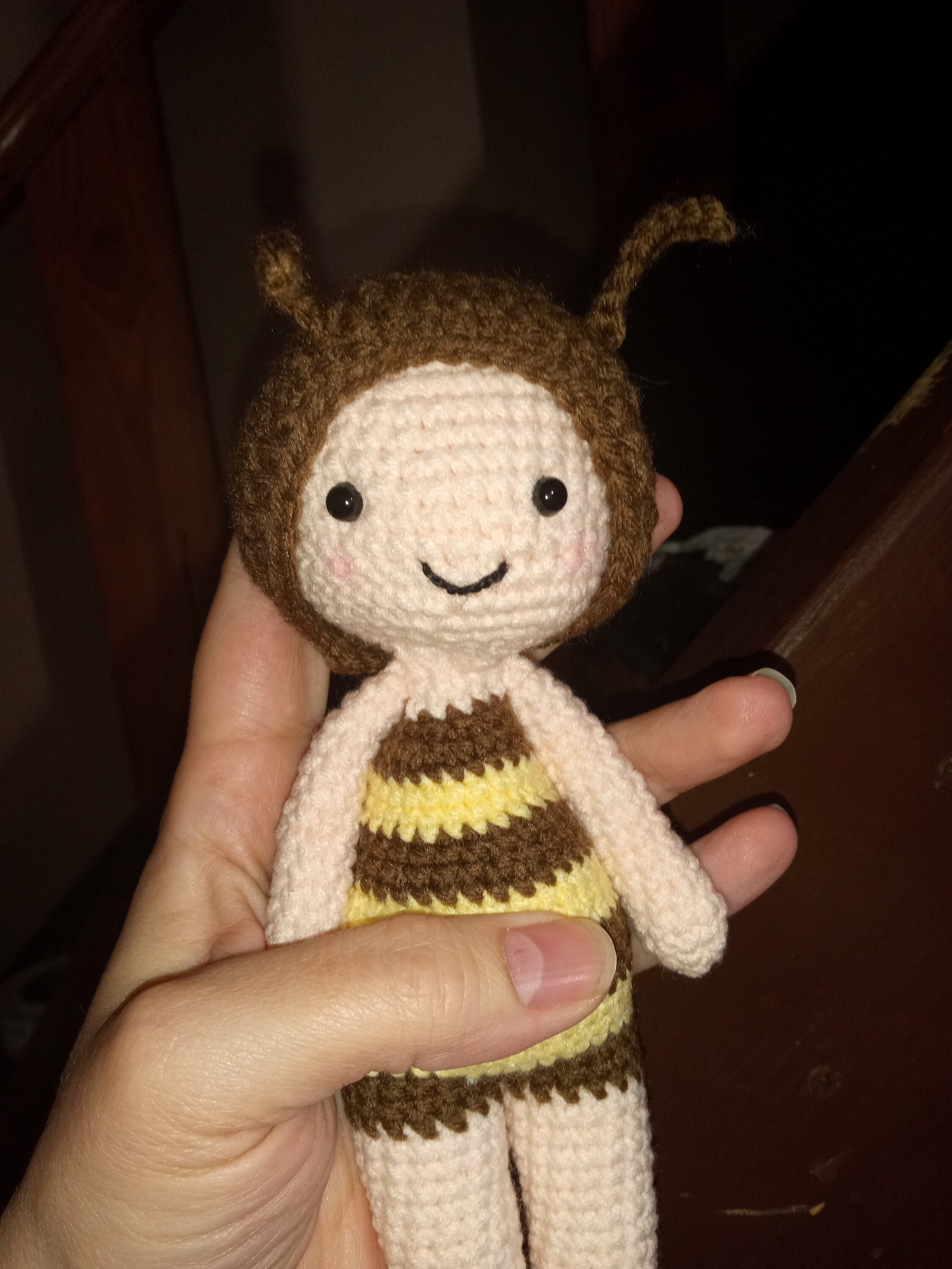 Amigurumi Bee Doll/bee Plush/ Made to Order/ Any Colors - Etsy
