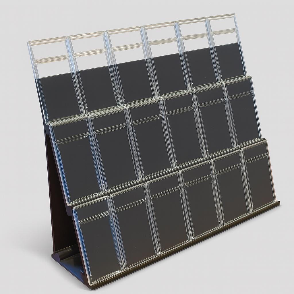 Graded Card Display Shelf: Expandable 3x3 PSA BGS CGC Slab Stand - Etsy