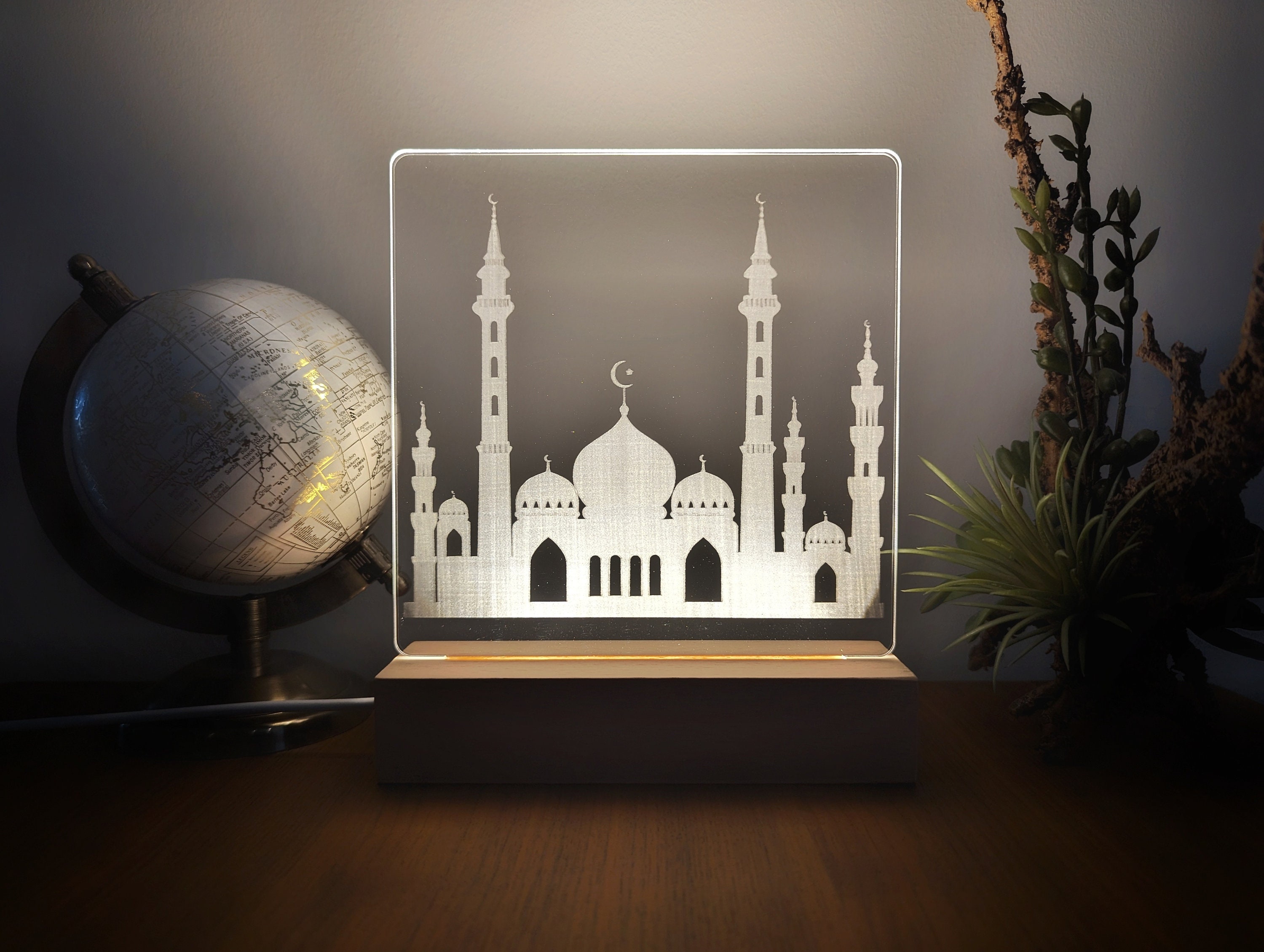 Bismillah, Muslim, Islam, Mosque, Muhammad, Allah, LED Sign, LED Lamp ...