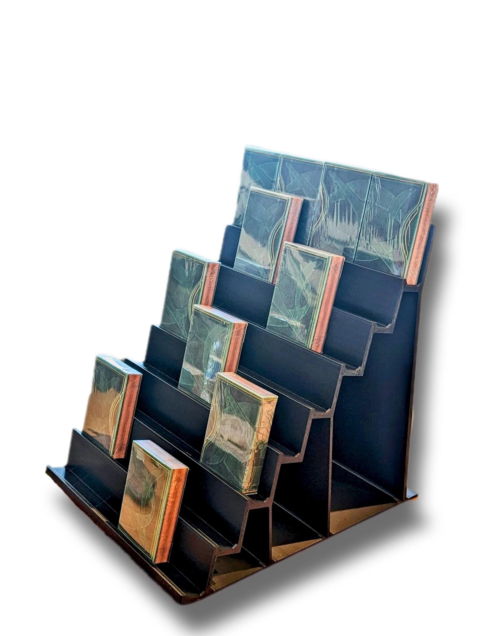 Playing Cards Deck Display Stand Step Shelf Poker - Etsy