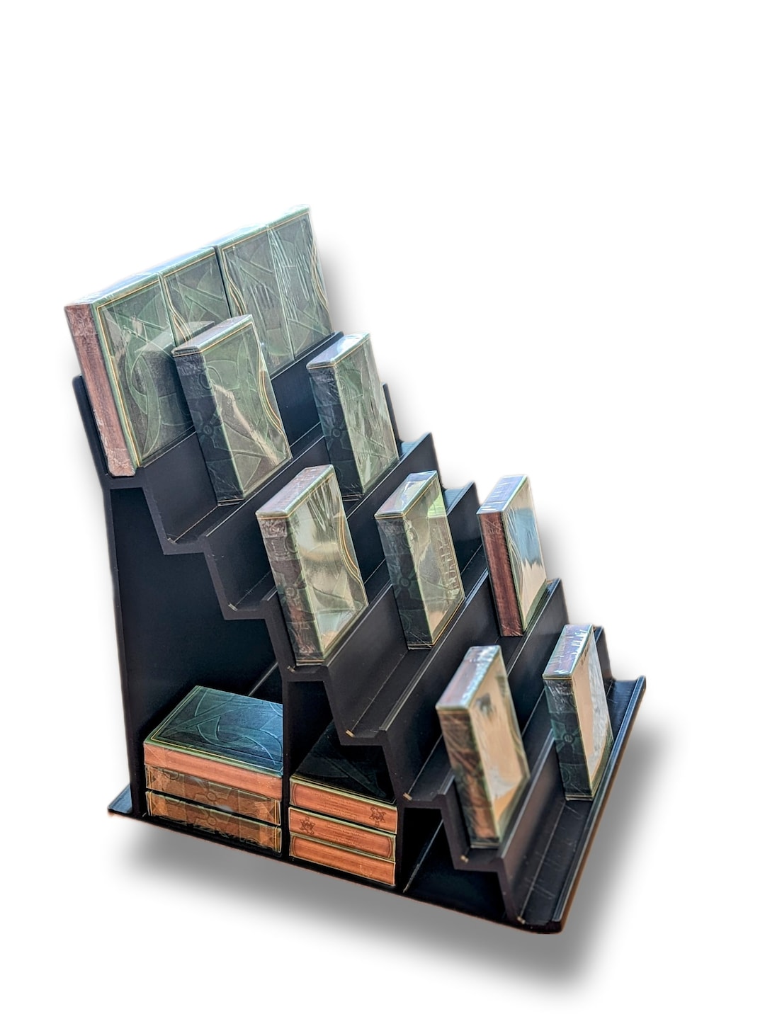 Playing Cards Deck Display Stand Step Shelf Poker - Etsy