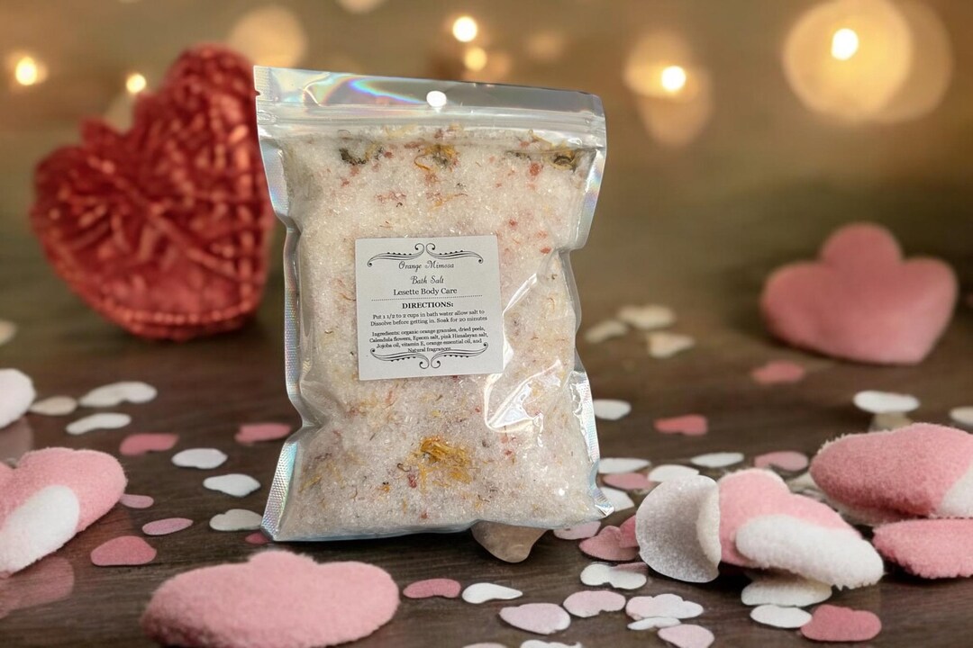 Orange Mimosa Bath Salt 9oz - Etsy