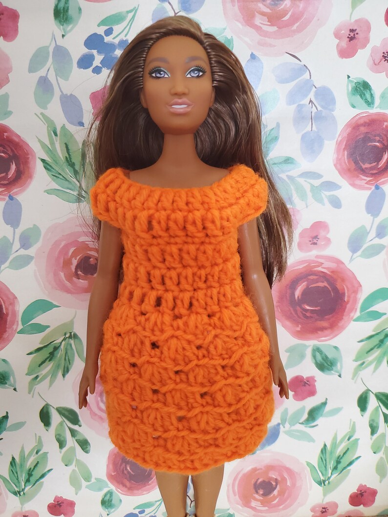 Crochet Pattern DESIGNED to Fit Curvy Barbie Doll Acrylic - Etsy