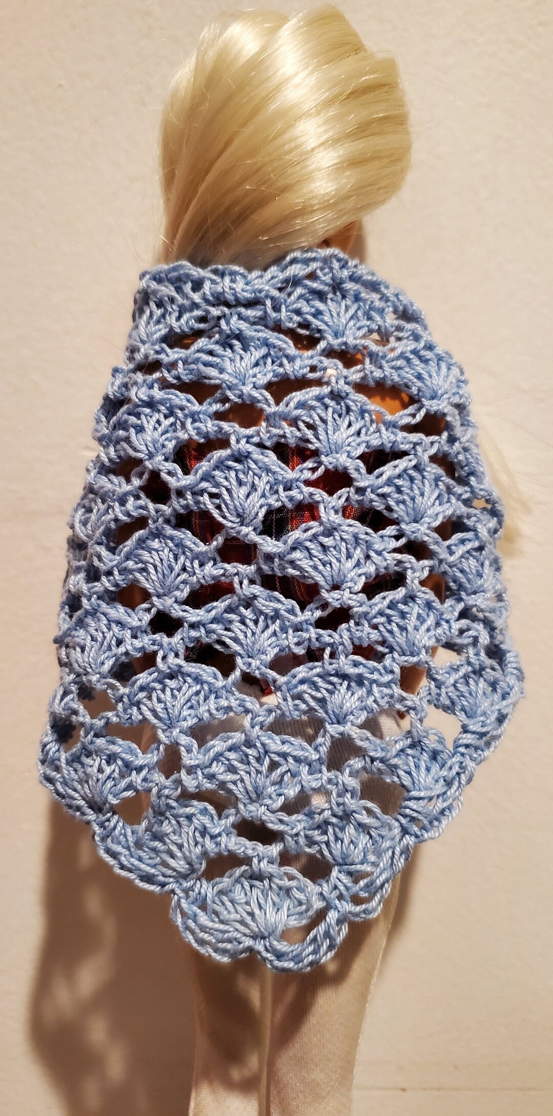 Shawl HANDMADE Crochet Lace Triangle Shawl OOAK for Curvy and Vintage ...