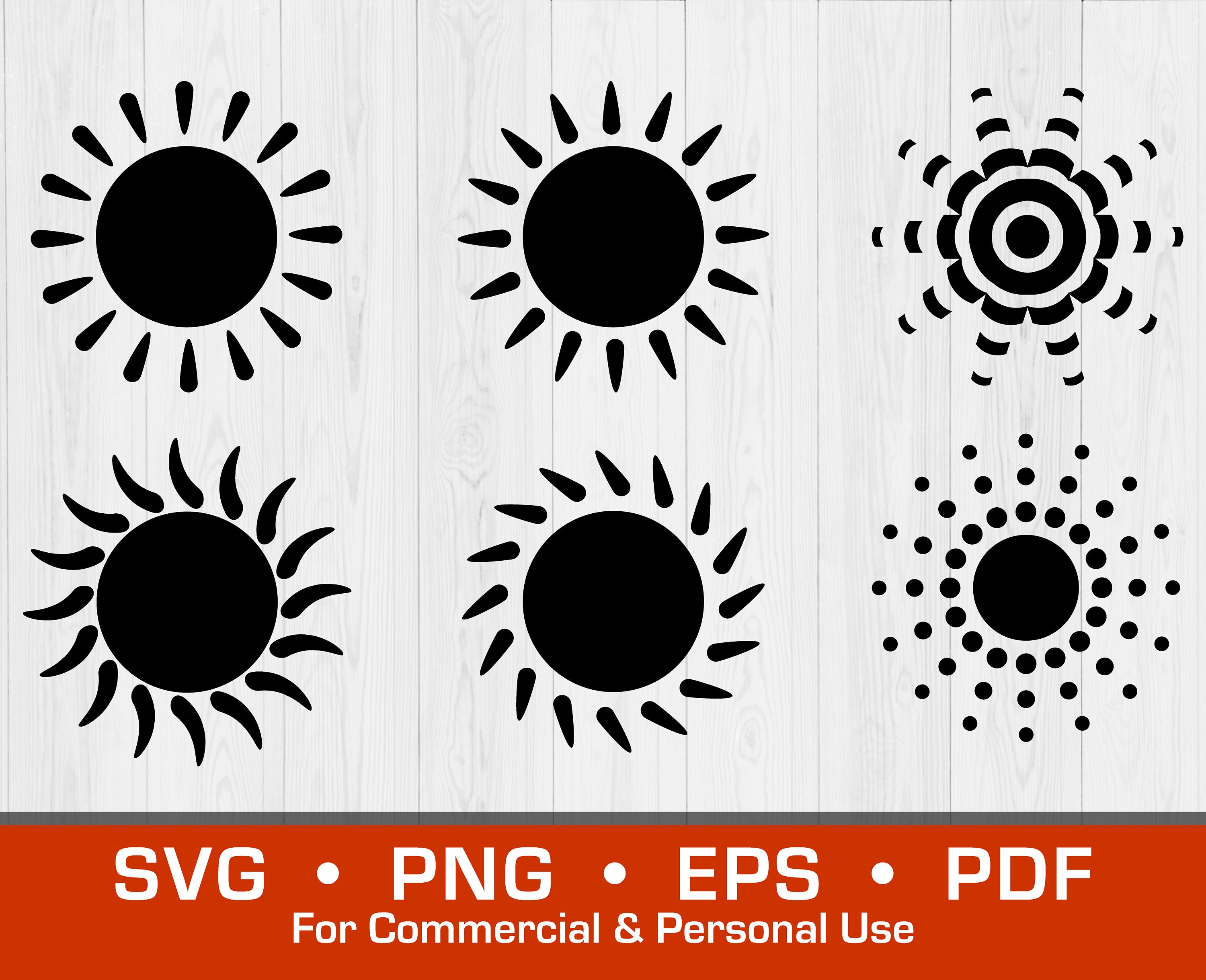 Sunshine Collection 1 SVG Clipart – Svg | Eps | Png | PDF Vector - Etsy