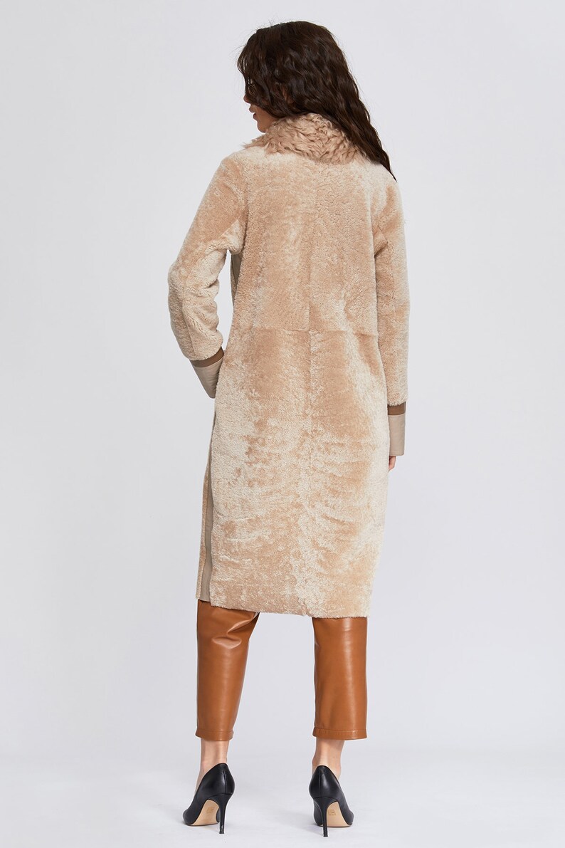 Shearling Overcoat: Women's Turkish Sheepskin Winter Coat - Etsy