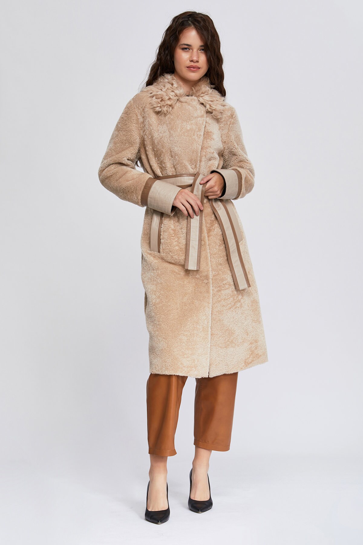 Shearling Overcoat: Women's Turkish Sheepskin Winter Coat - Etsy