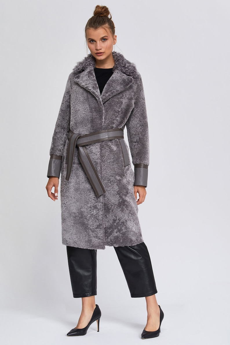 Shearling Overcoat: Women's Turkish Sheepskin Winter Coat - Etsy