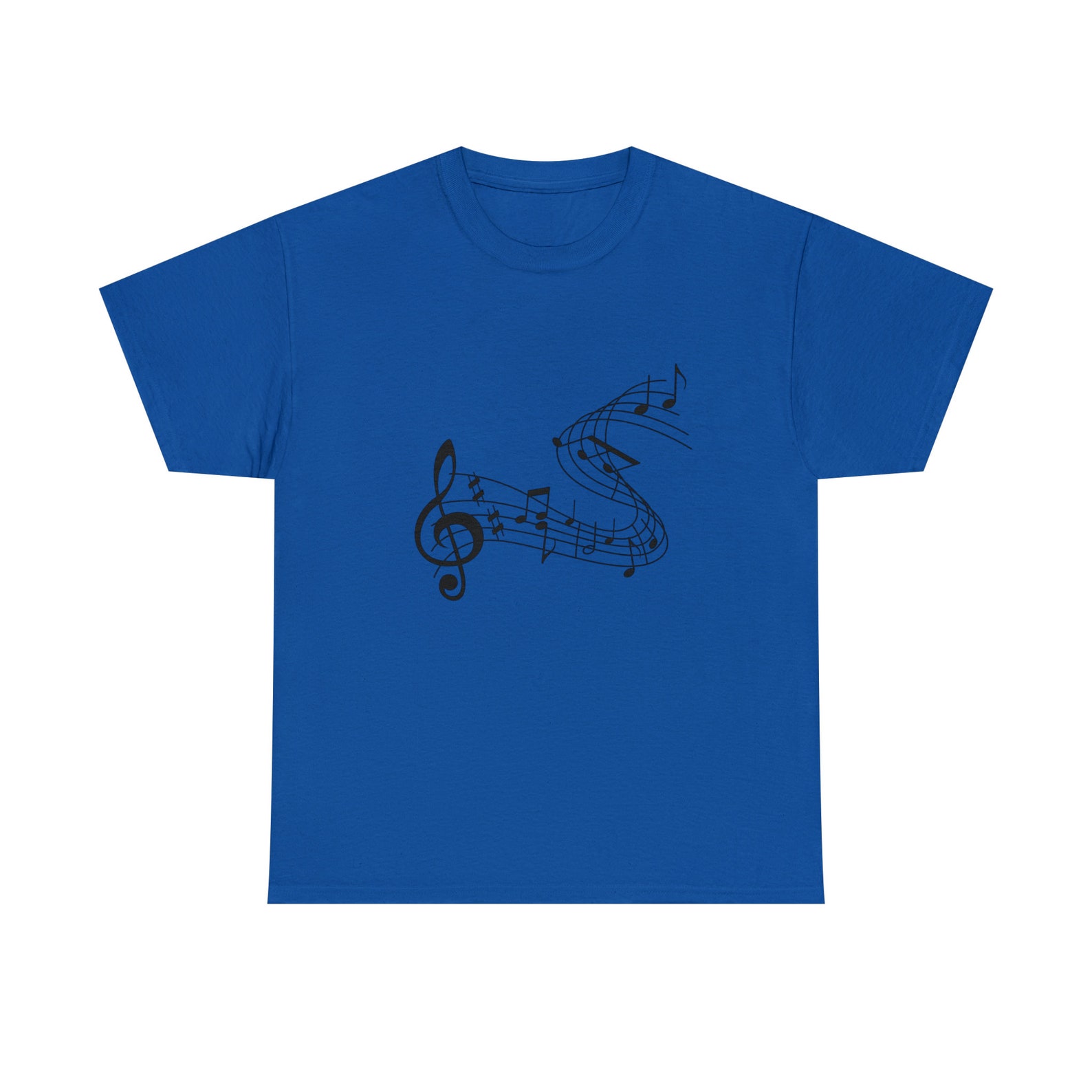 T-shirt | Treble Clef Musical Display | Unisex Heavy Cotton Tee - Etsy
