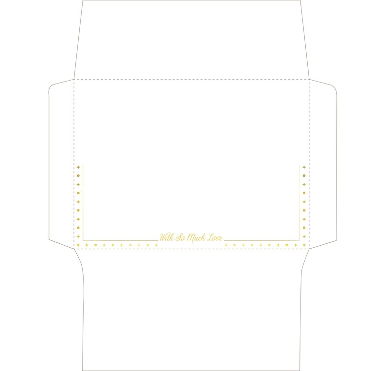 DIY 4x6 Envelope for Postcards, Printable Envelopes With 5 Different ...