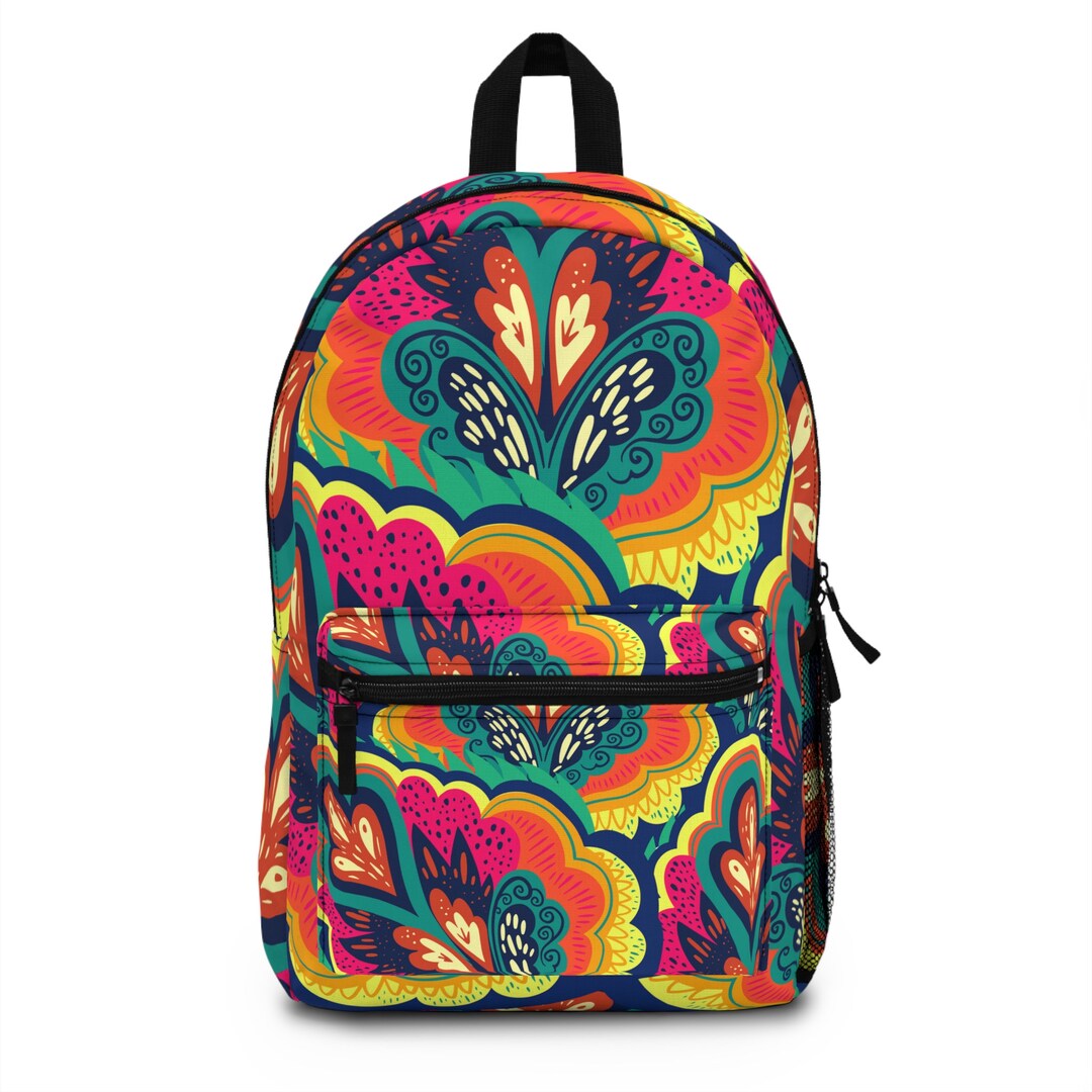 Psychedelic Backpack II | Back to School - Etsy