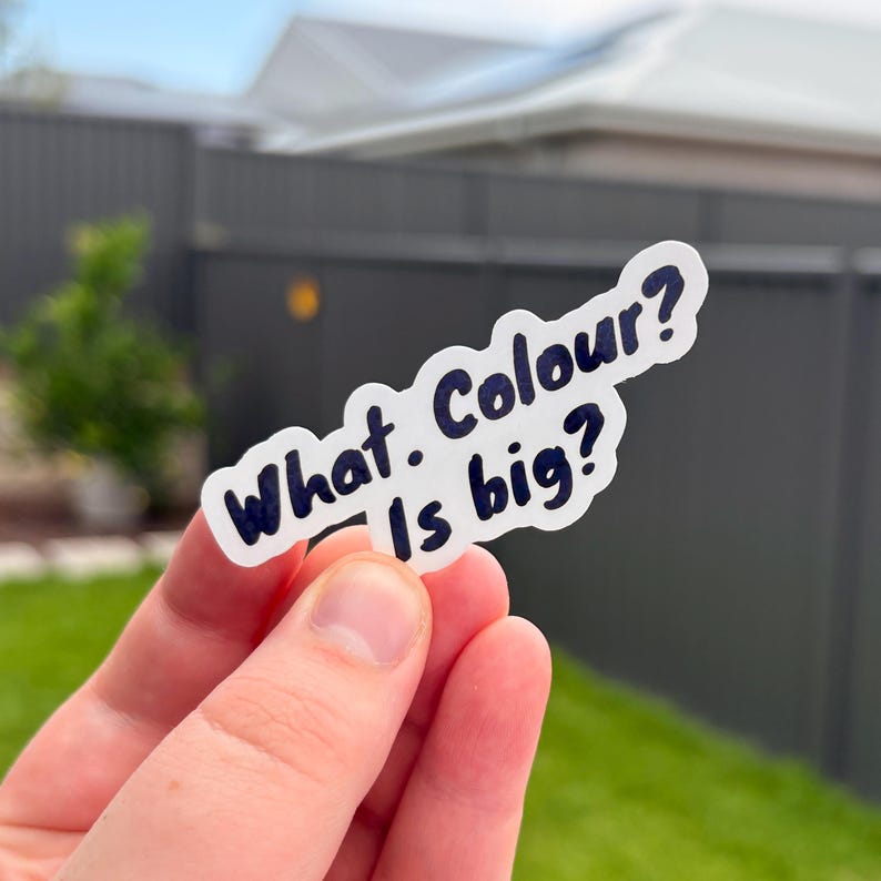 Heated Rivalry "what. Colour? is Big?" Holographic Sticker - Etsy