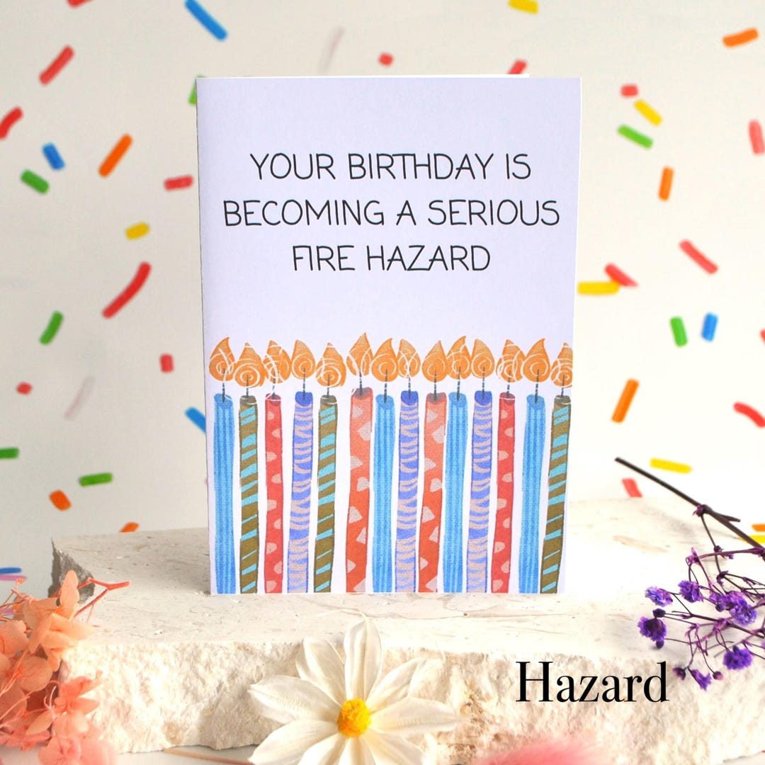 Funny Birthday Card: Personalized Joke Card With Envelope - Etsy