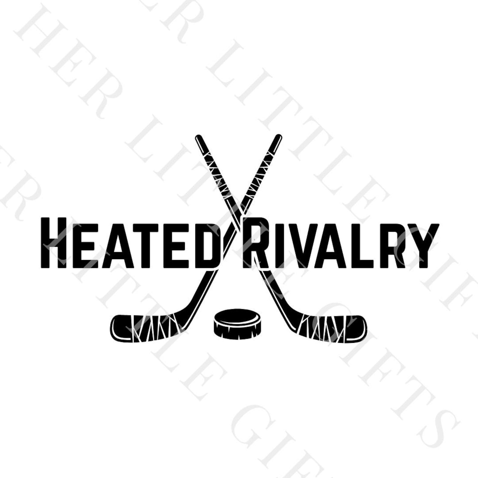 Heated Rivalry Hockey Sticks Holographic Sticker - Etsy