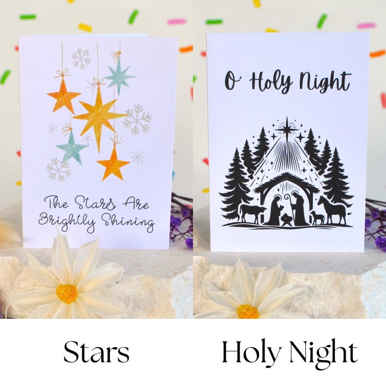 Mini Christian Christmas Cards / Gift Tags - Etsy Australia