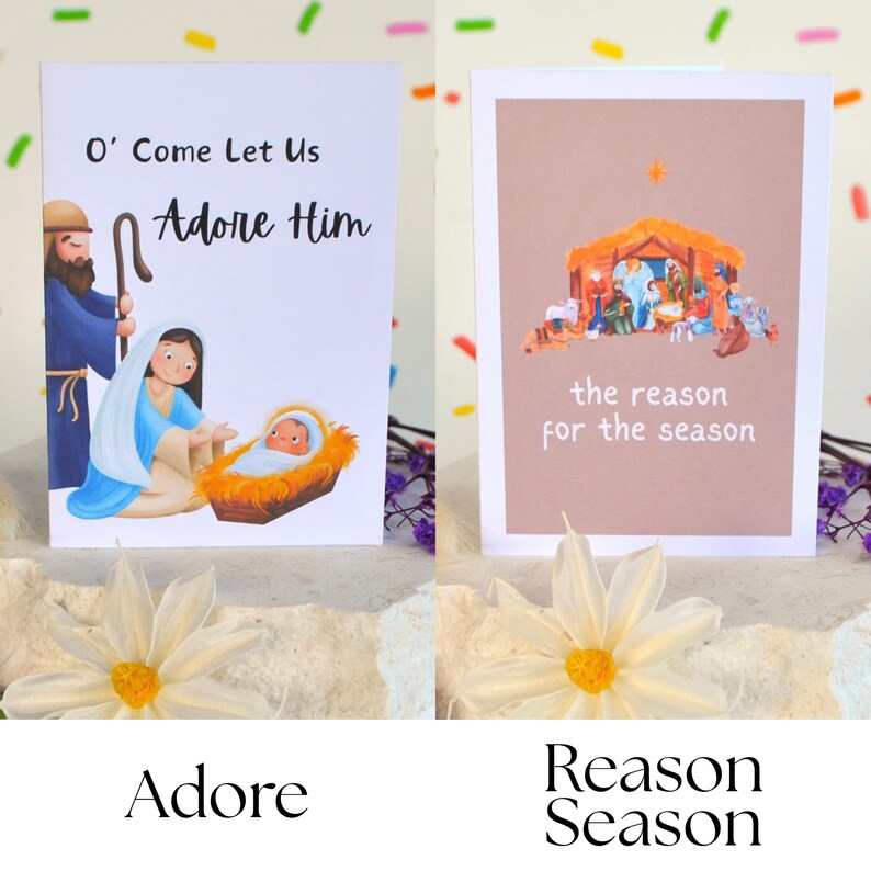 Mini Christian Christmas Cards / Gift Tags - Etsy Australia