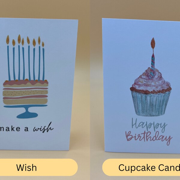 Mini Greeting Cards - Etsy UK